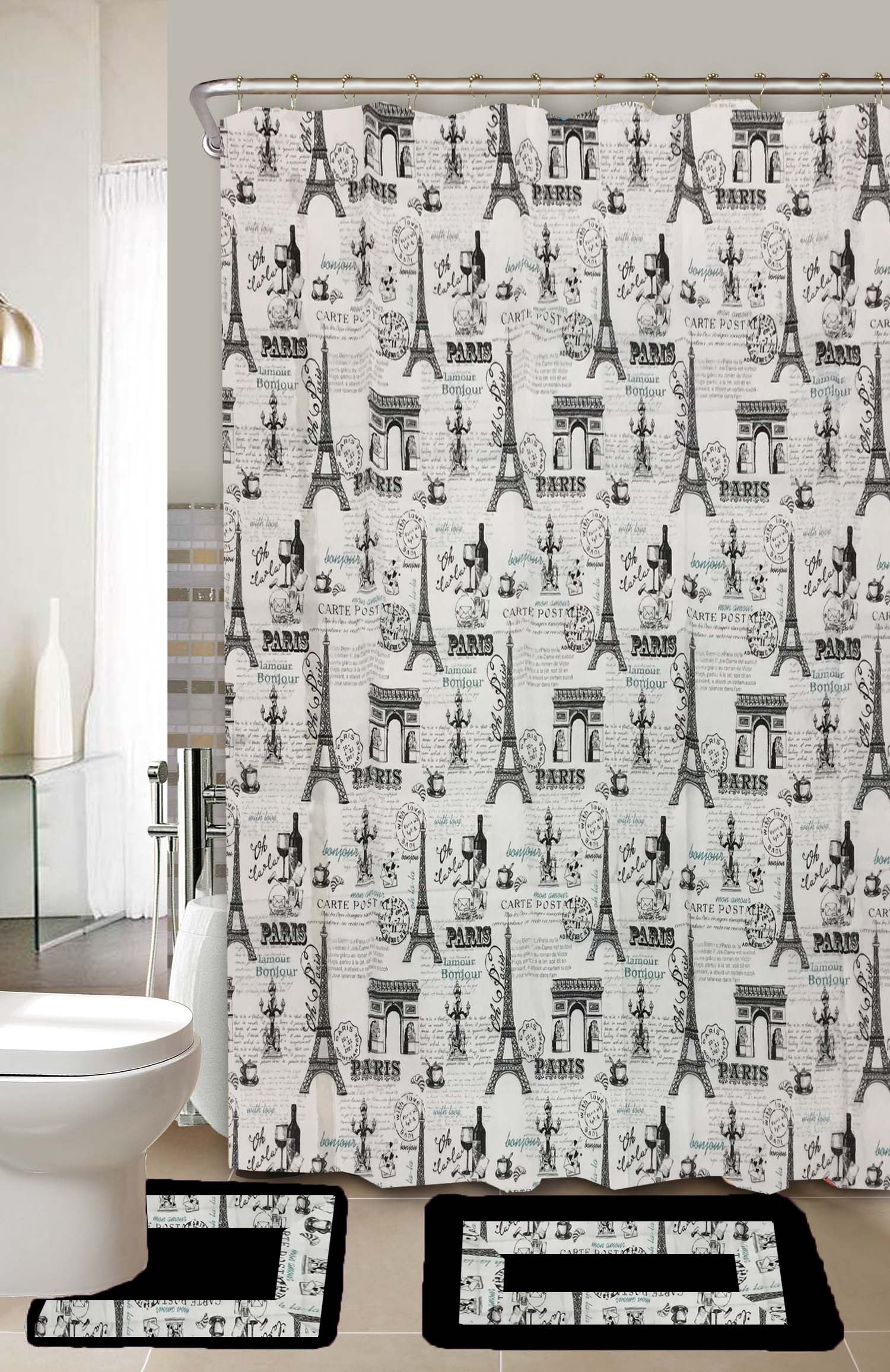 Luxury Home 15-Piece Bathroom Linen & Accessory Set - Walmart.com