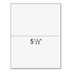 PrintWorks Professional Half Sheet Perforated Paper 8.5” x 11 ...
