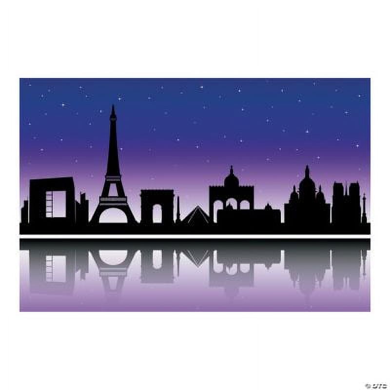 Paris City Backdrop Banner (3Pc) - Party Decor - 3 Pieces - Walmart.com