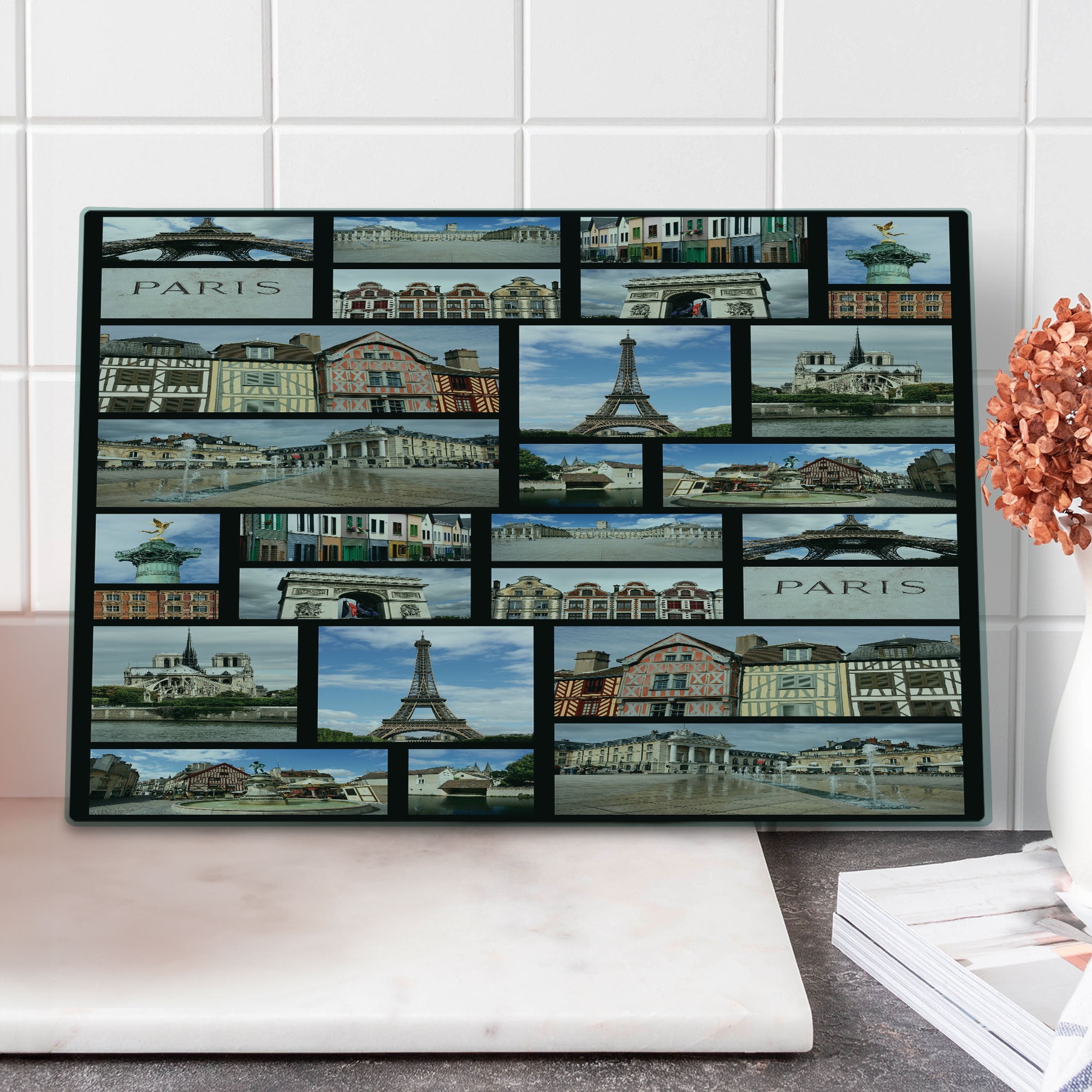 Paris Cutting Board, France Adventure Iconic Landmarks Travelling ...