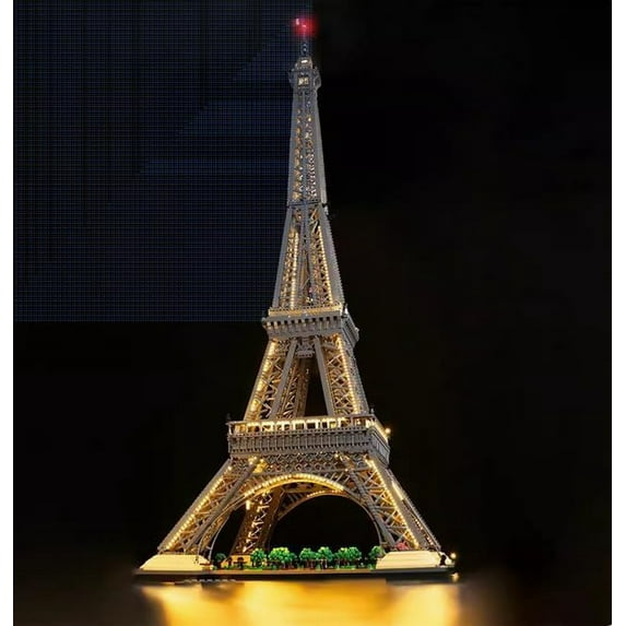 Paris Eiffel Tower Building Blocks Set with light (10001 Pcs) - Walmart.com