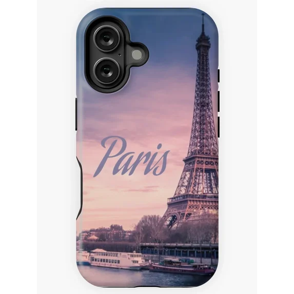 Paris Eiffel Tower Case iPhone 11 12 13 14 15 16 Pro Max Romantic ...