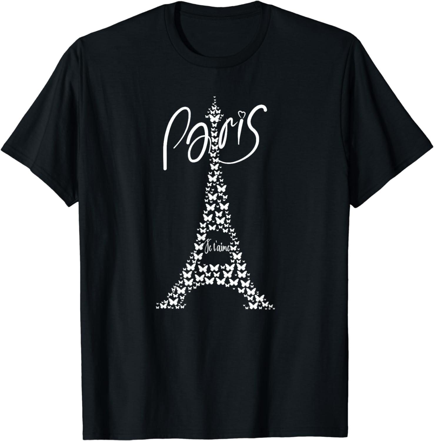 Paris Eiffel Tower Vacation French Souvenir - Love in Paris T-Shirt ...