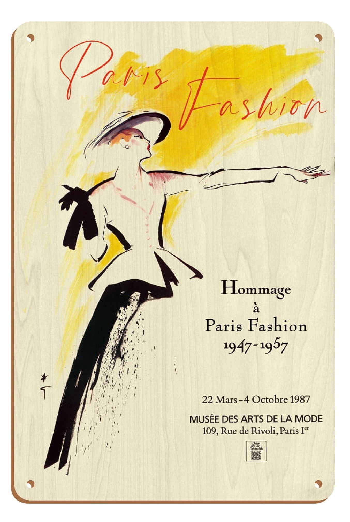 Paris Fashion 1947-1957 exhibit - Musée des Arts de la Mode in Paris ...