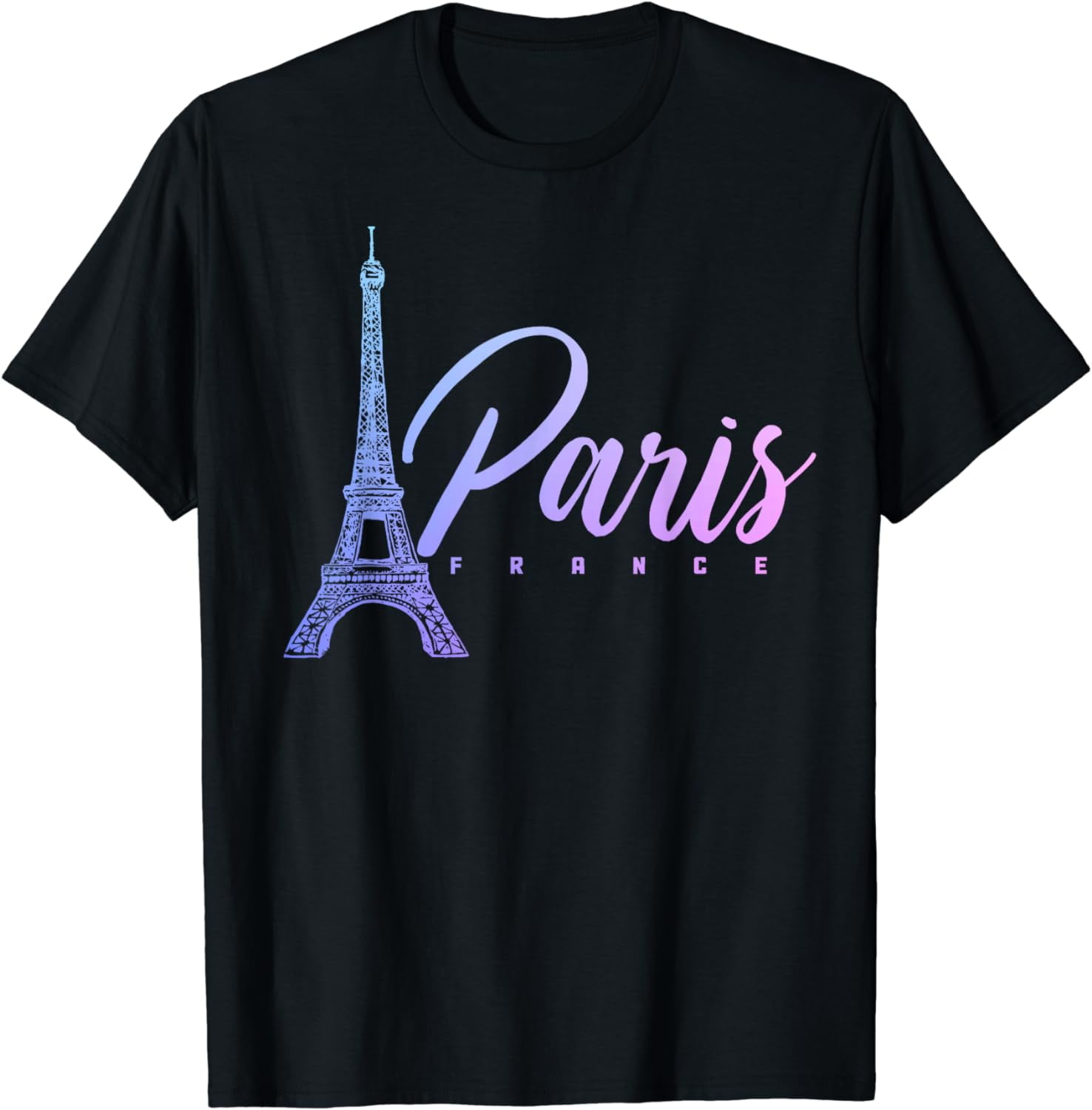 Paris France Eiffel Tower French Souvenir Vintage T-Shirt - Walmart.com