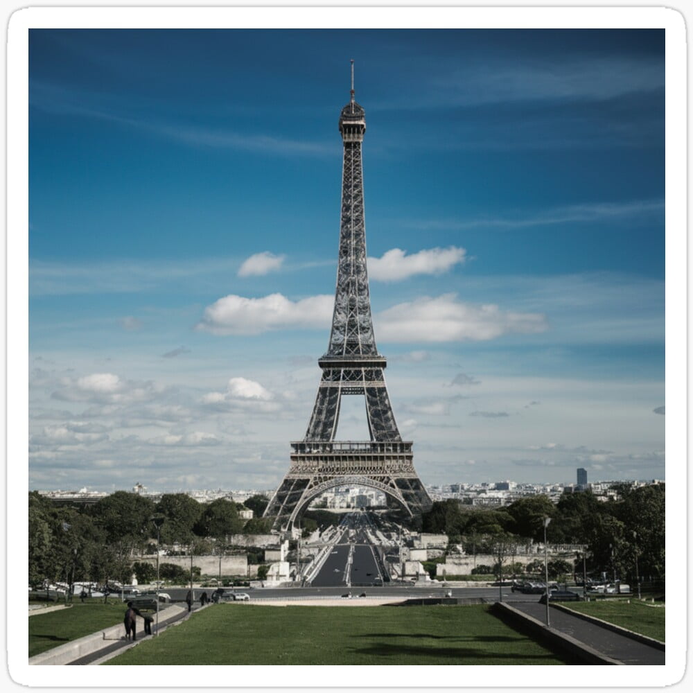 Paris, France Sticker Phone Decal Water Bottle Stickers Car Decals ...