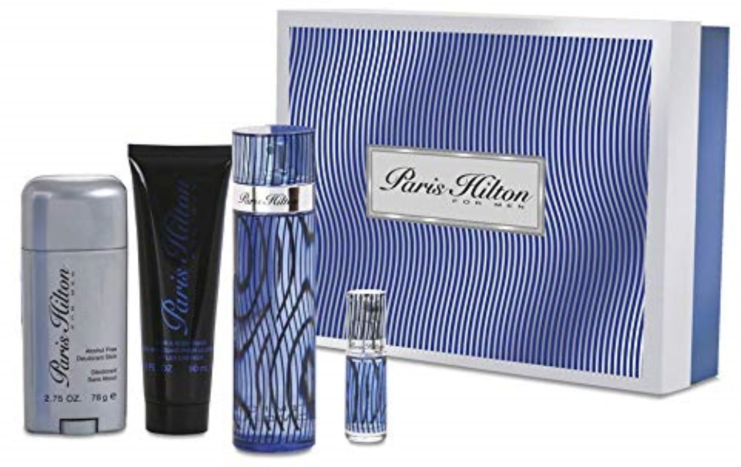 Paris Hilton 4-Piece Gift Set For Men 1 ea (Pack of 3) - Walmart.com