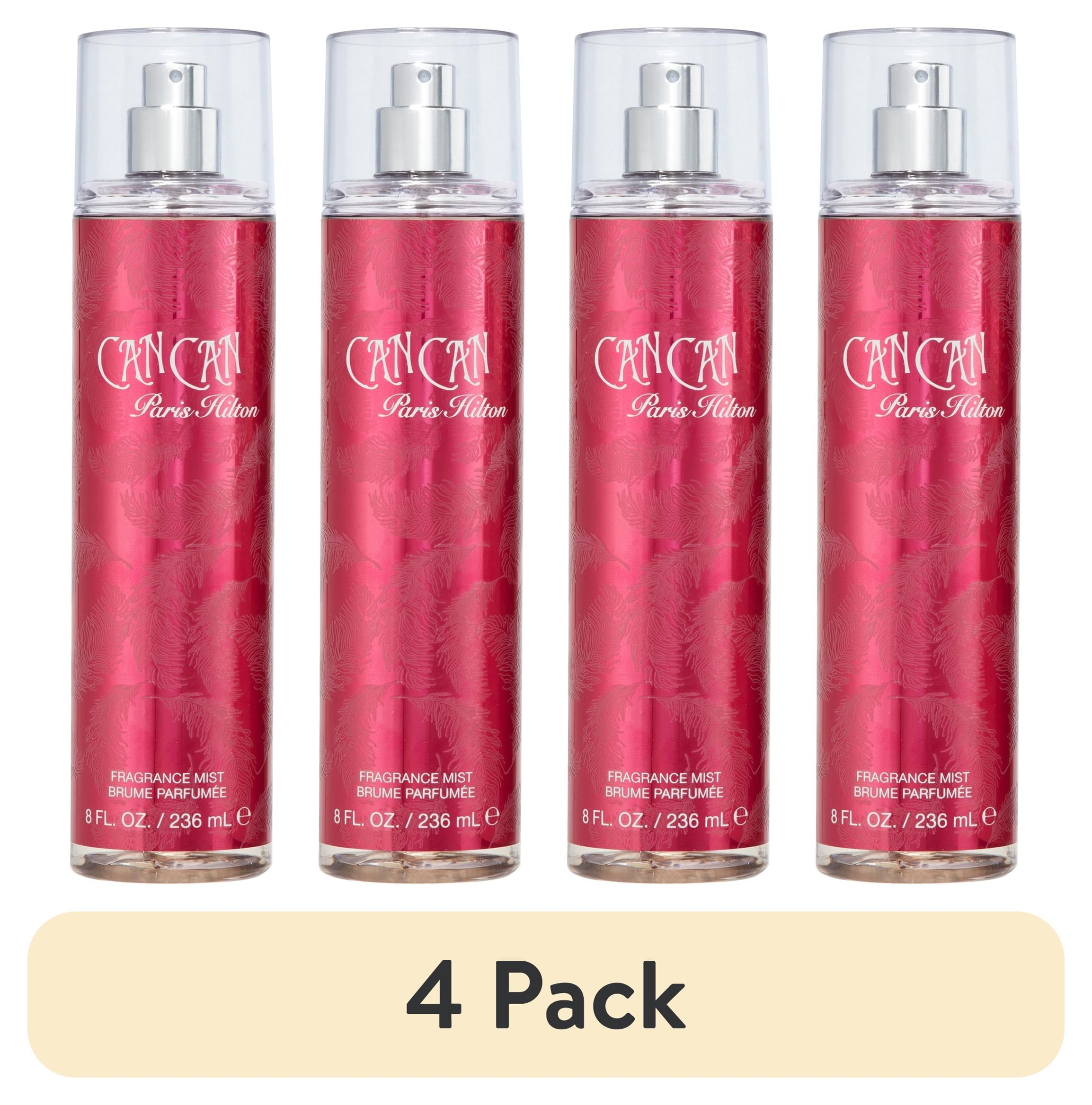 (4 pack) Paris Hilton Can Can Body Spray for Women, 8 oz - Walmart.com