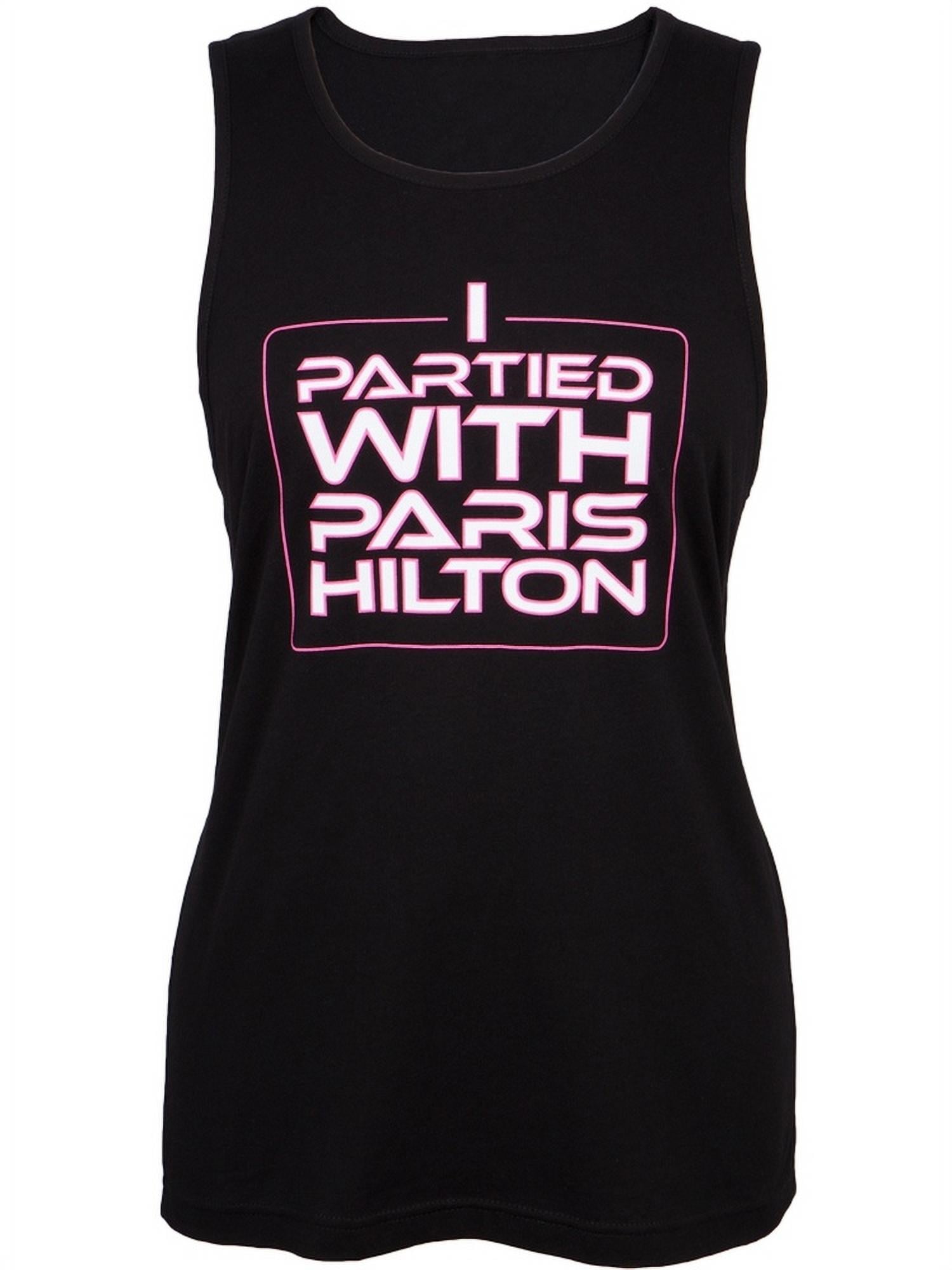 Paris Hilton - I Partied With Paris Juniors Tank Top - Large - Walmart.com