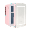 Icon Beauty LED Mirror Door 6.75in. Mini Cooler, 4-Liter Compact Mini ...