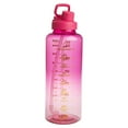 Paris Hilton Motivational Water Bottle with Removable Straw, 64-Ounce ...