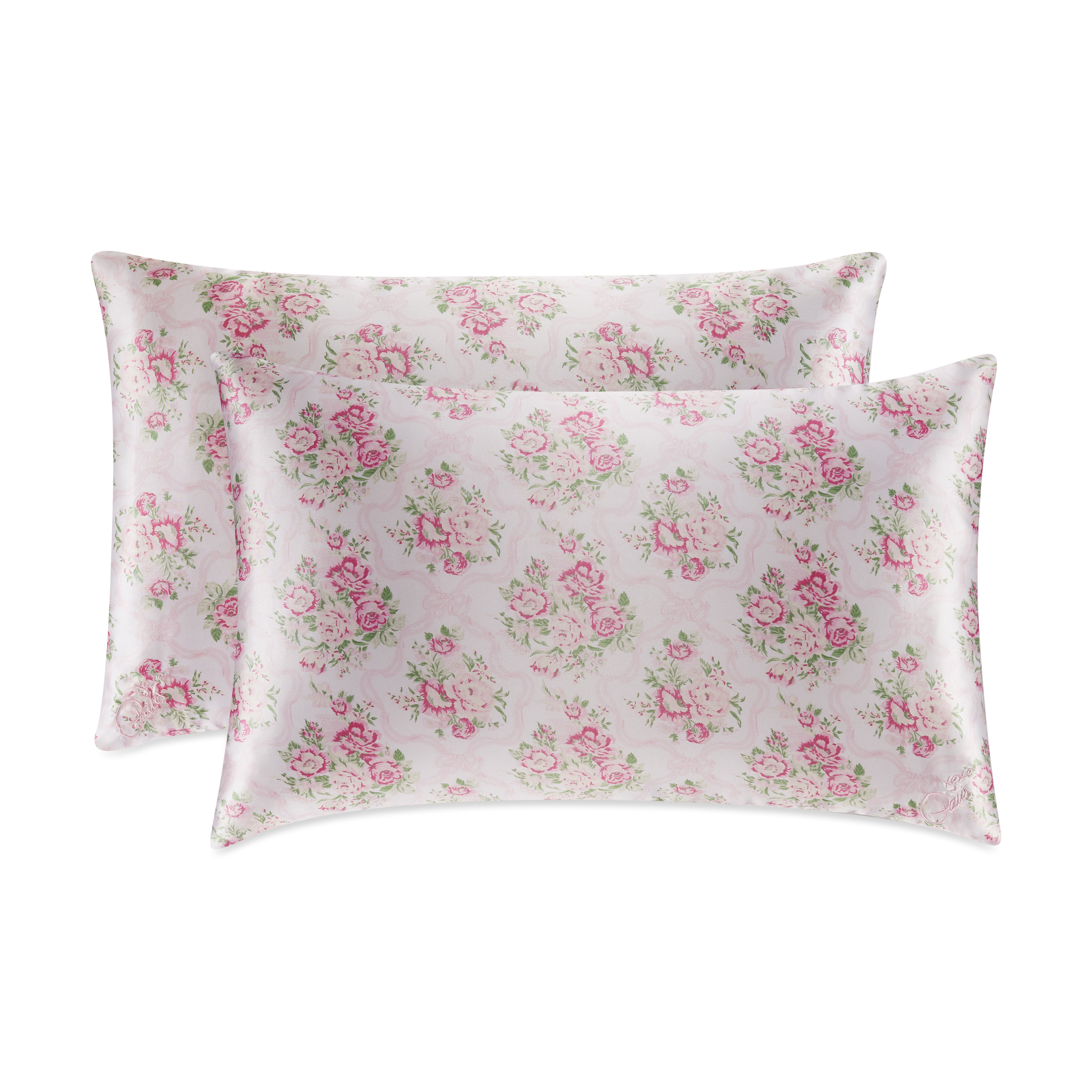Paris Hilton Satin Pillowcase 2-Pack, Floral Roses, Standard - Walmart.com