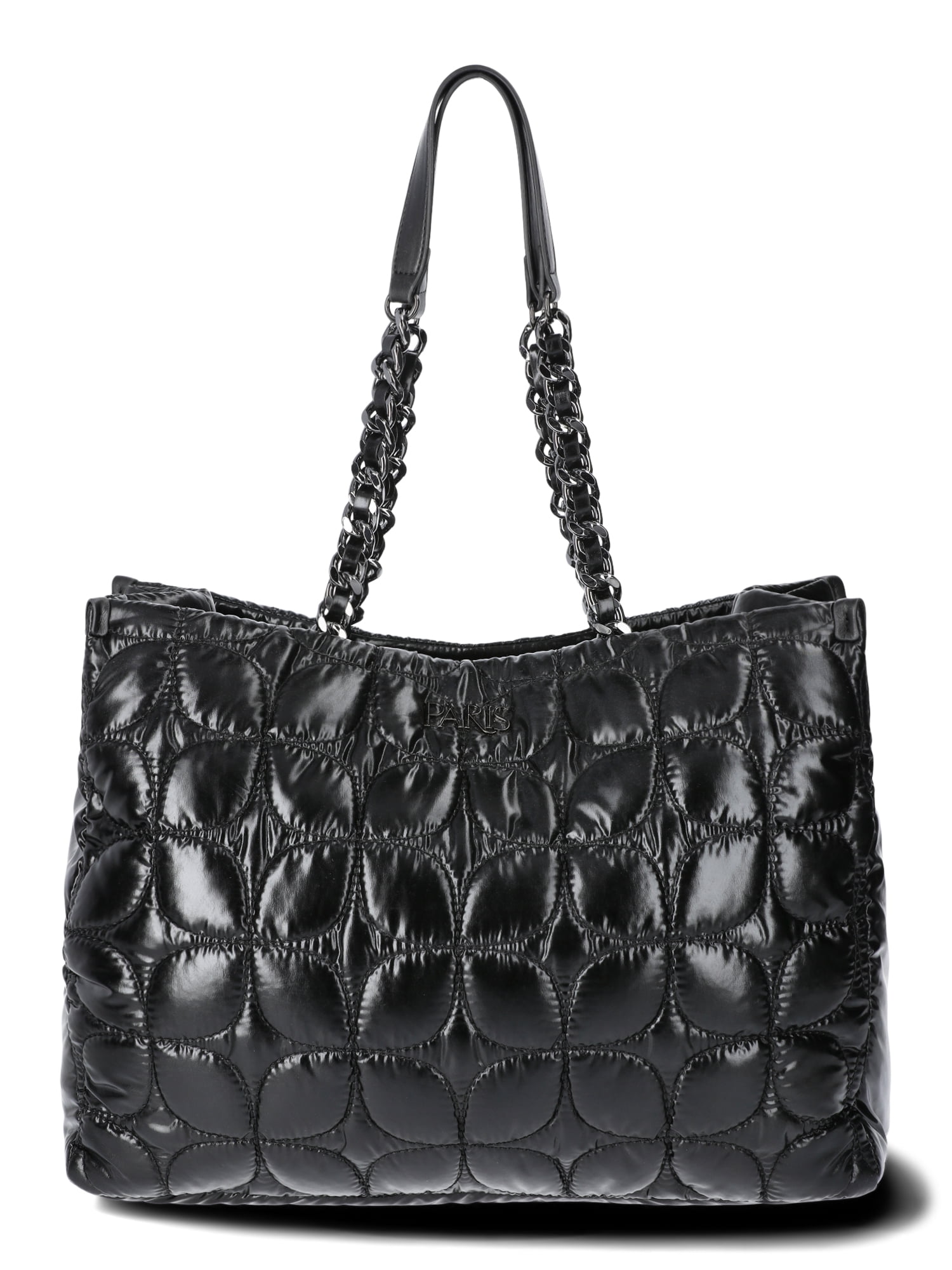 Paris Hilton Women's Carson Quilted Nylon Triple Compartment Tote ...