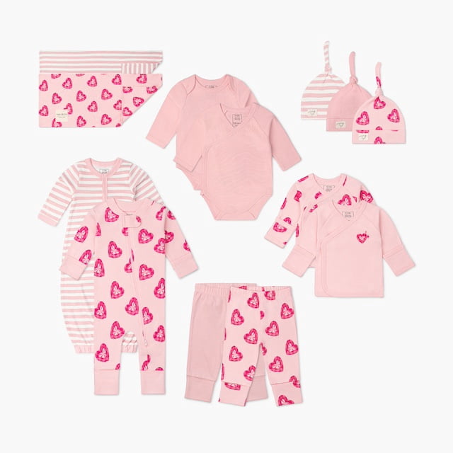 Paris Hilton x Monica + Andy Organic Cotton 13pc Gift Box Set, Sizes ...