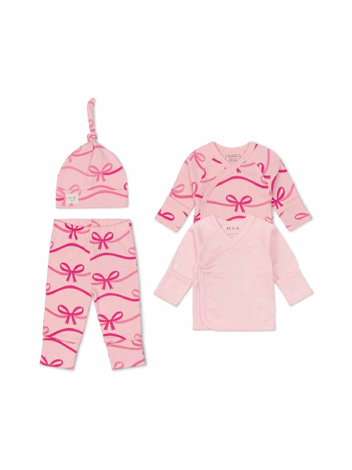 Monica + Andy Organic Cotton Baby Cuddle Box Gift Set - Walmart.com