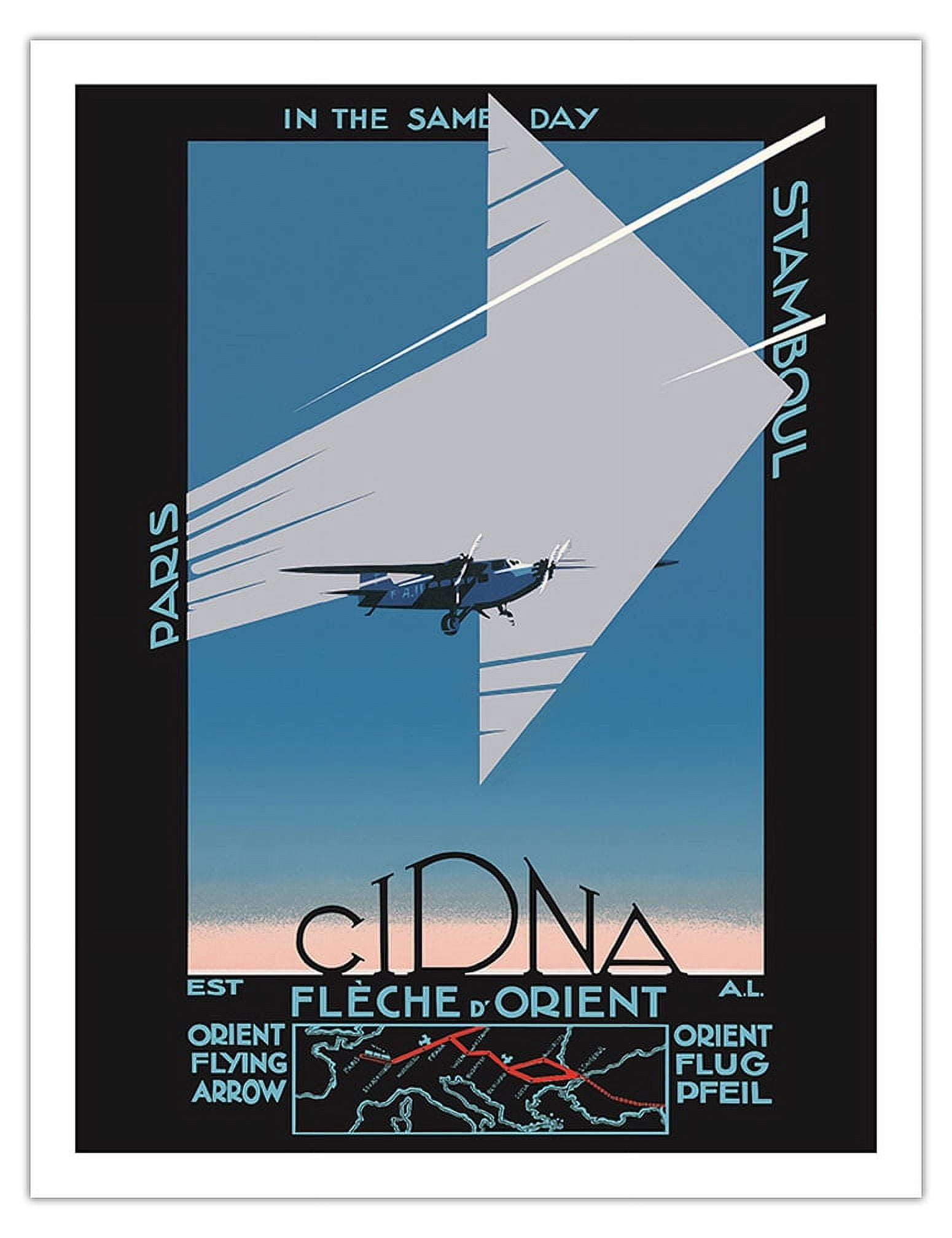 Paris to Istanbul (Stamboul) in the Same Day - Orient Flying Arrow ...