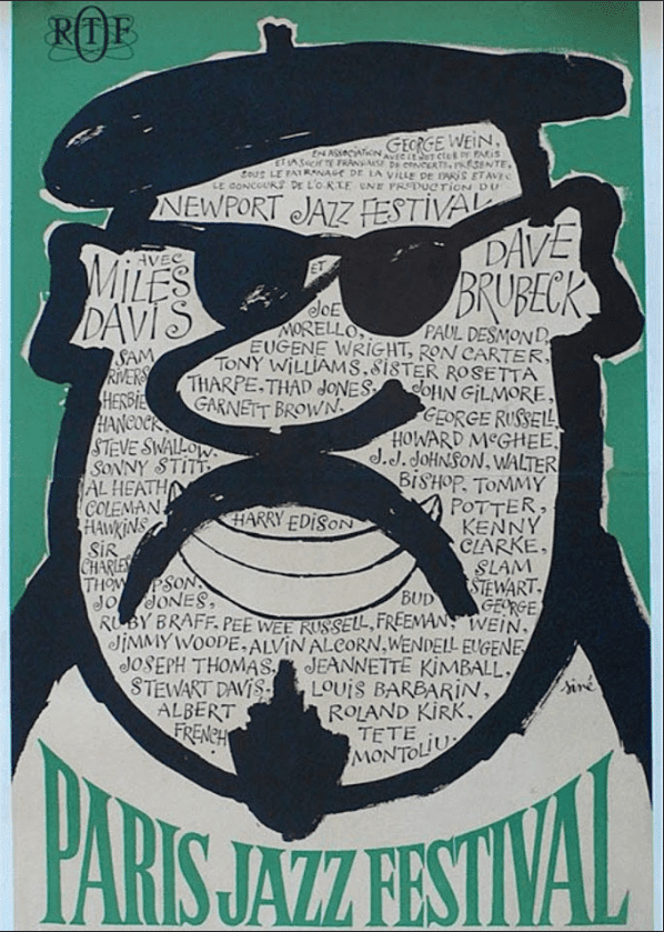 Paris Jazz Festival Poster 24x36 - Iconic Event, Elegant Design, Rare ...