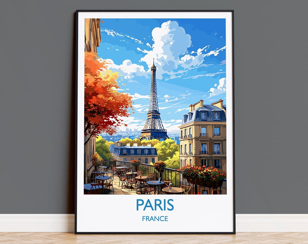 Paris Poster, Travel Print Of Paris, France, Paris Gift, France Wall ...