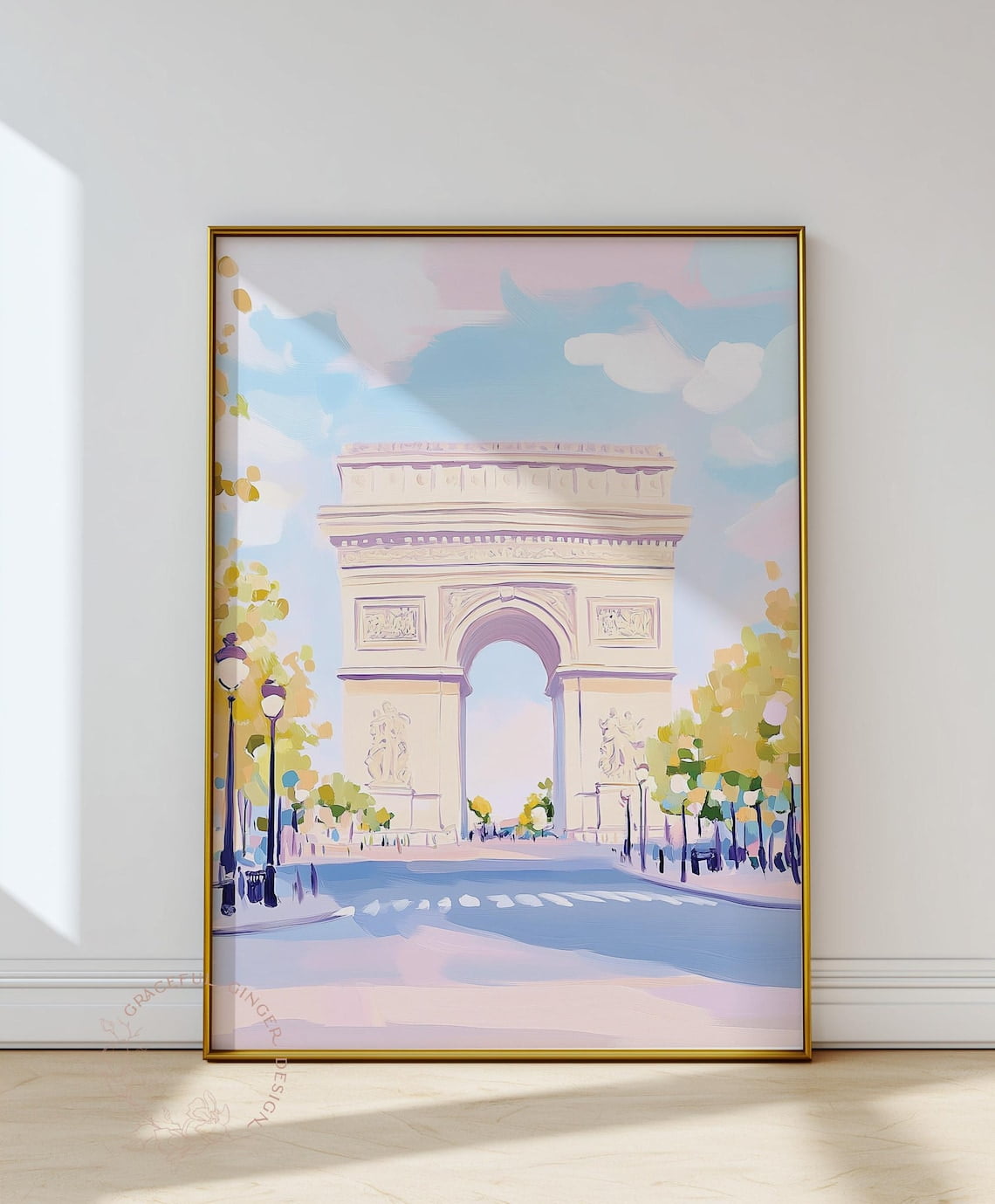Paris Street Scene Print, French Cityscape, Dopamine Decor Home Decor ...