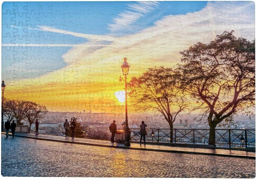 Paris Street View Jigsaw Puzzles for Adults 1000 Pieces Fun Educational ...
