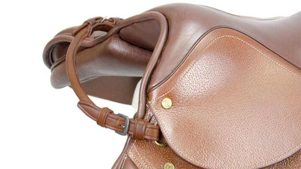 Paris Tack Rolled Leather Grab Strap with Buckles for English Saddles ...