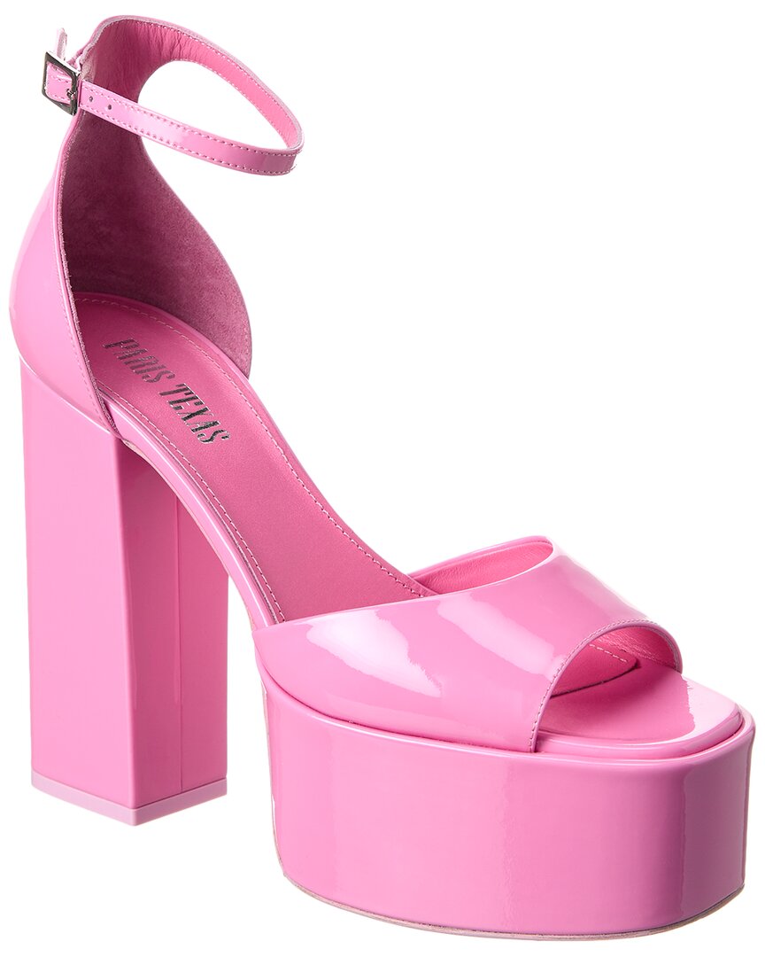 Paris Texas Tatiana Platform Sandals - Flamingo - Leather Pink (Women's ...