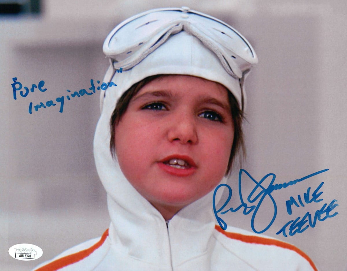 Paris Themmen Signed Autographed 8X10 Photo Willy Wonka Mike Tee Vee JSA AU15370 - Walmart.com