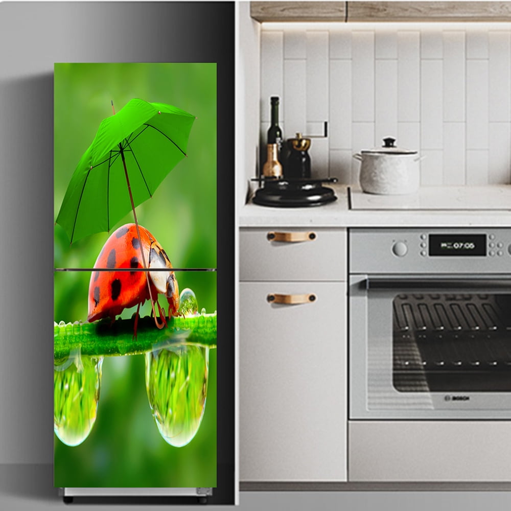 Paris Tower Building 3D Fridge Sticker Door Cover Vinyl Self Adhesive ...