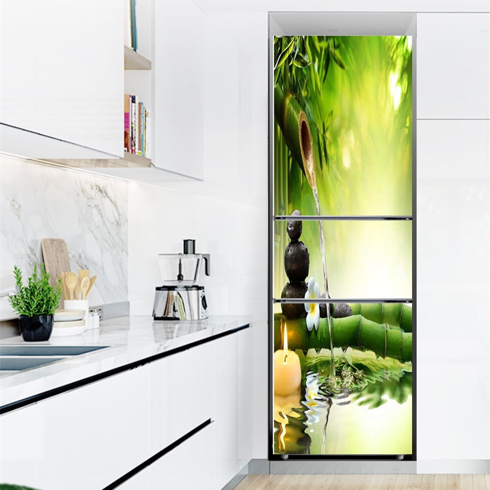 Paris Tower Building 3D Fridge Sticker Door Cover Vinyl Self Adhesive ...