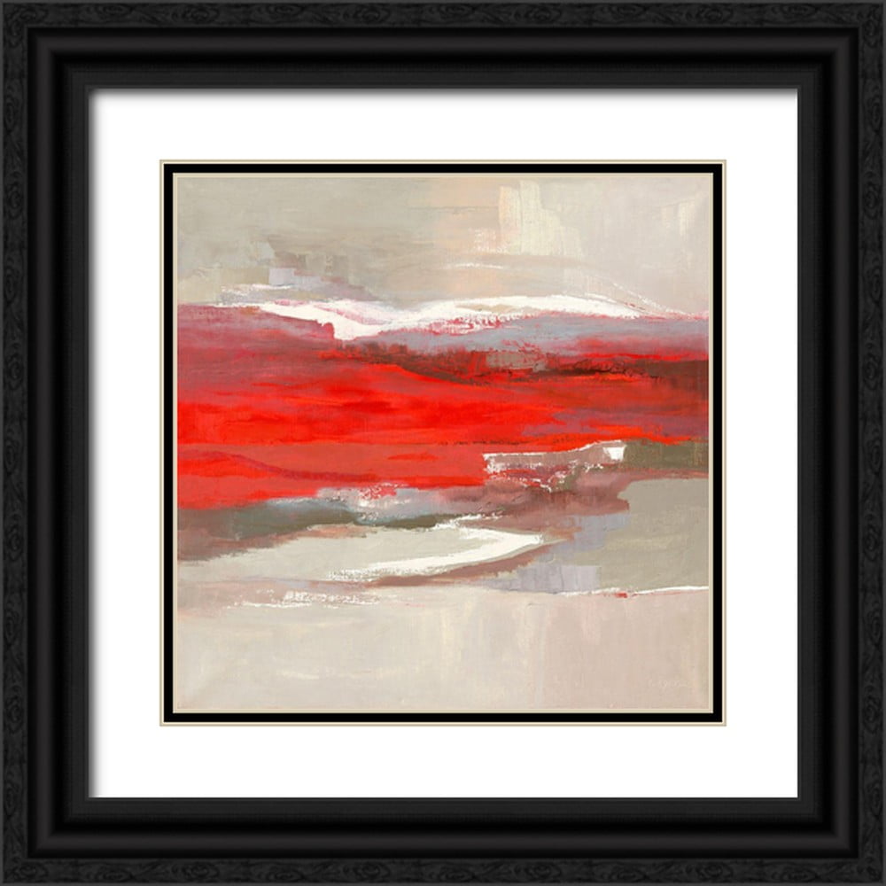 Parise, Chantal 12x12 Black Ornate Wood Framed with Double Matting ...