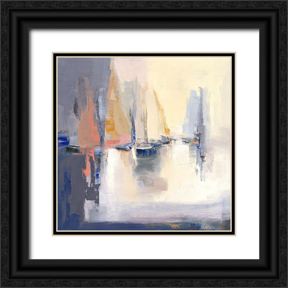 Parise, Chantal 15x15 Black Ornate Wood Framed with Double Matting ...