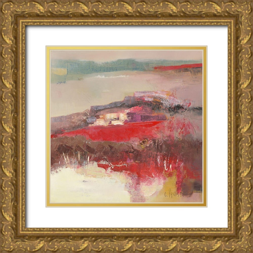 Parise, Chantal 15x15 Gold Ornate Wood Framed with Double Matting ...