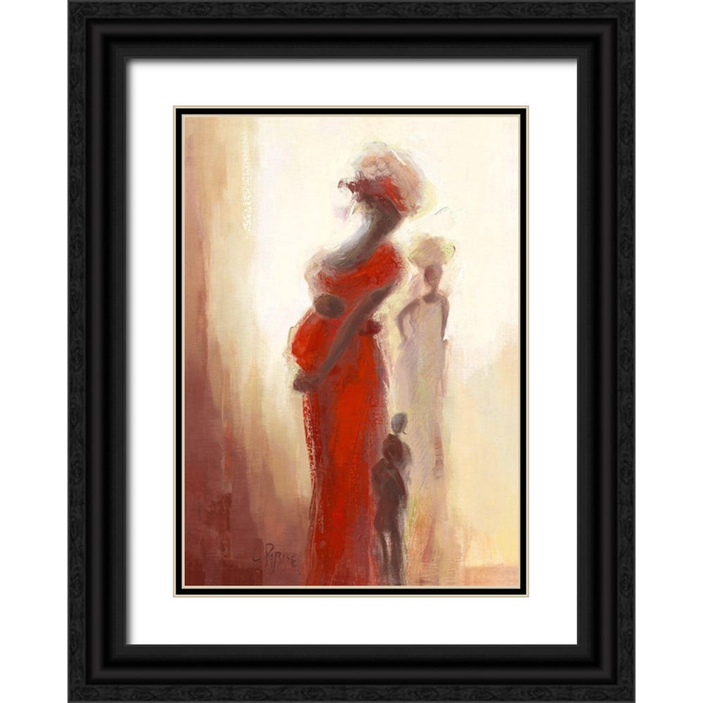 Parise, Chantal 18x24 Black Ornate Wood Framed with Double Matting ...