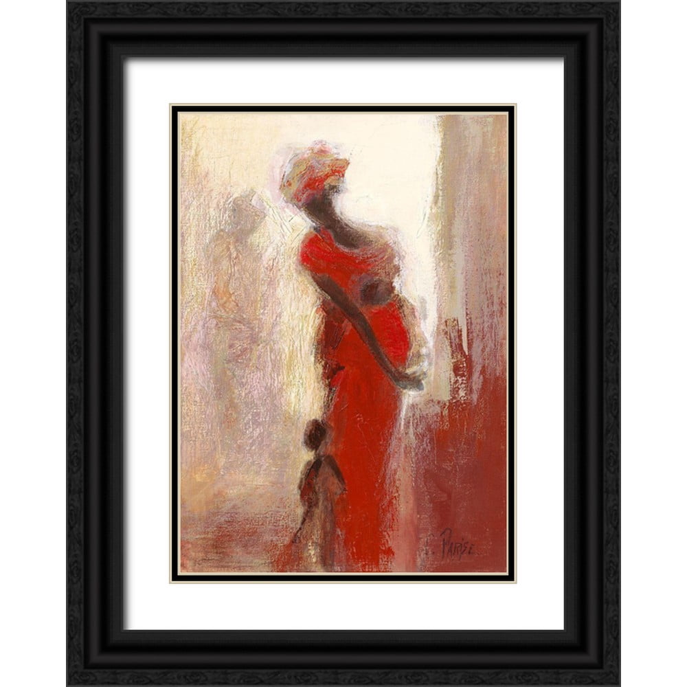 Parise, Chantal 18x24 Black Ornate Wood Framed with Double Matting ...