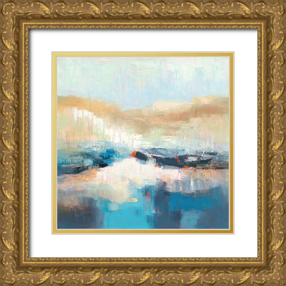 Parise, Chantal 20x20 Gold Ornate Wood Framed with Double Matting ...
