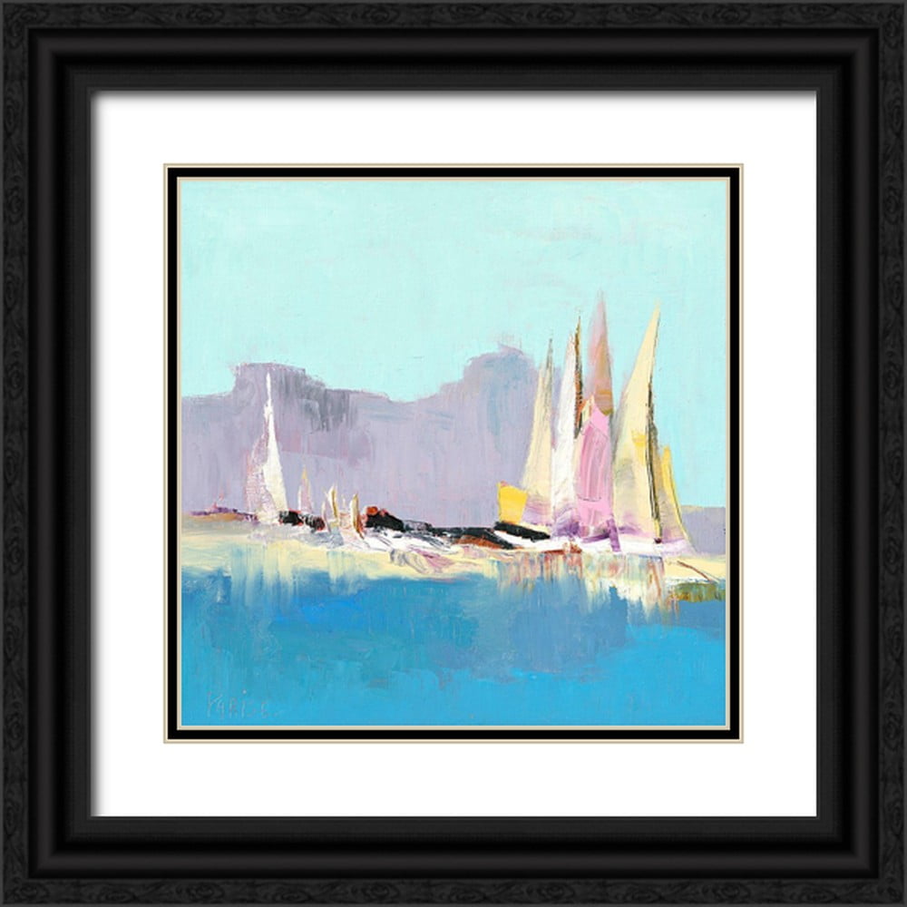Parise, Chantal 26x26 Black Ornate Wood Framed with Double Matting ...