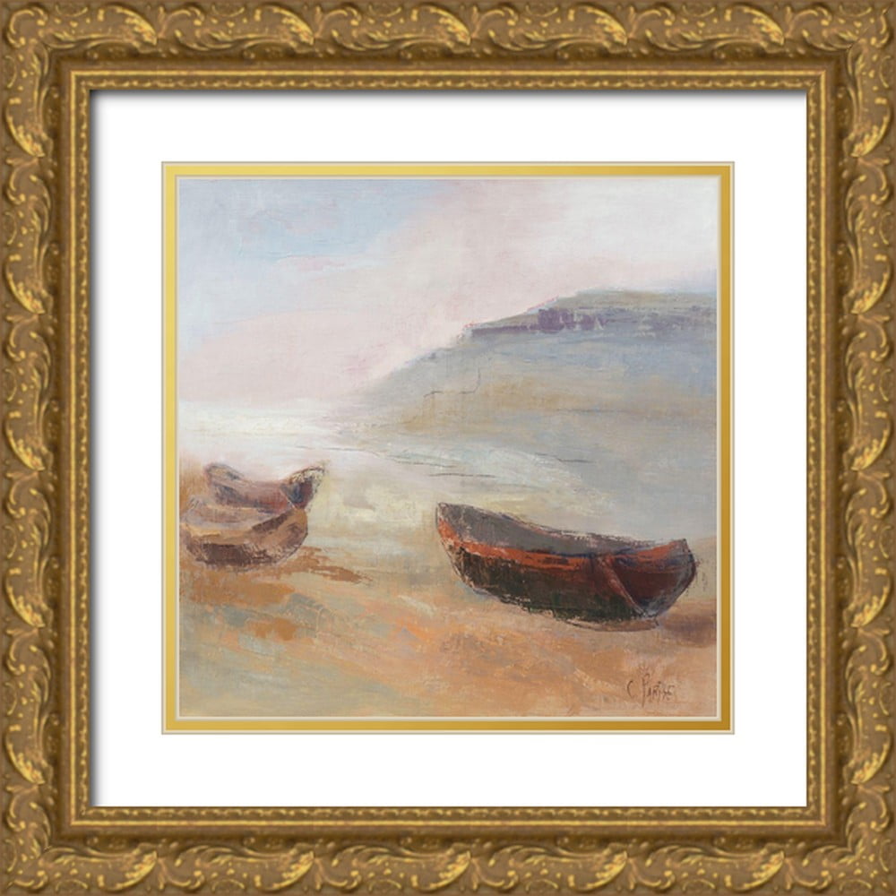 Parise, Chantal 26x26 Gold Ornate Wood Framed with Double Matting ...