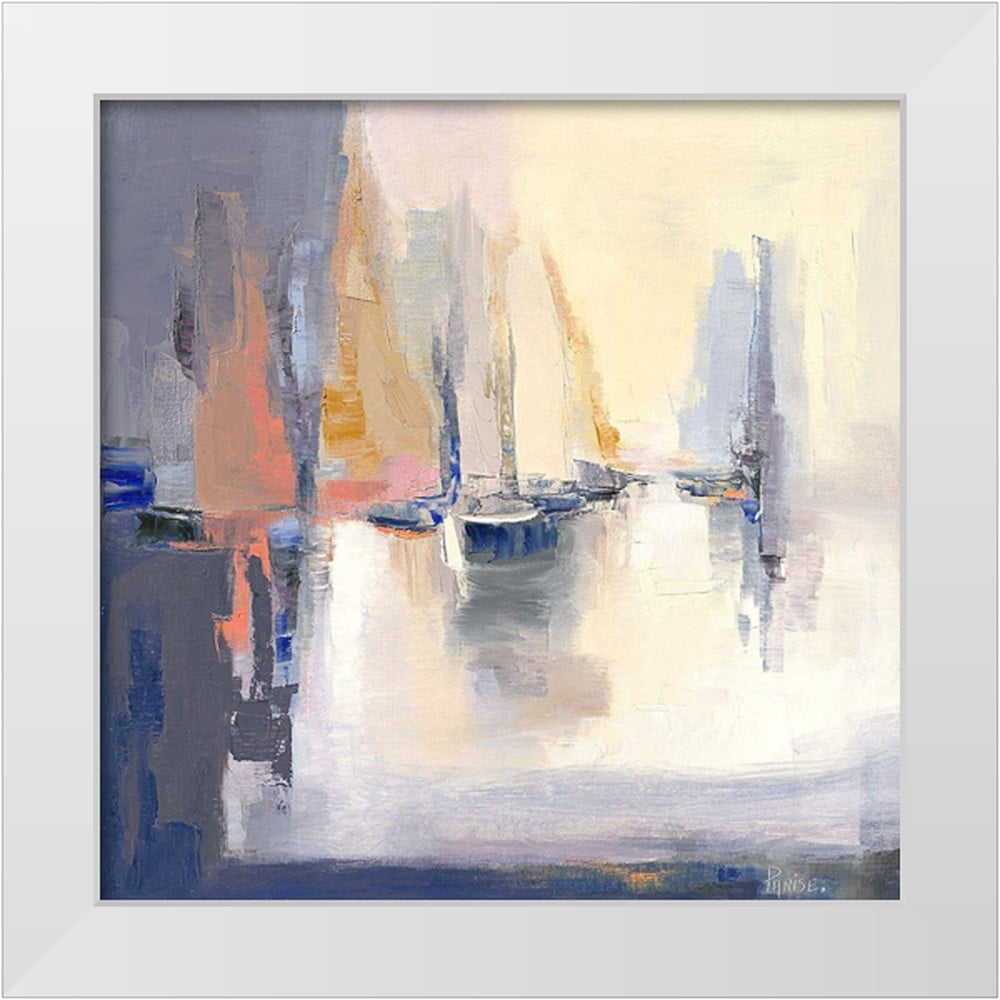 Parise, Chantal 26x26 White Modern Wood Framed Museum Art Print Titled ...