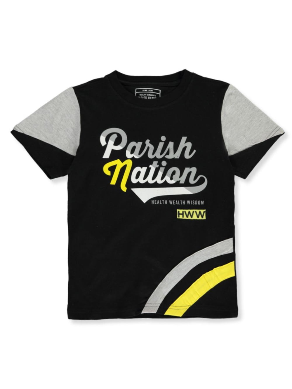 Parish Nation 100% Jersey Cotton Boys Short Sleeve Tee Shirt Sporty ...