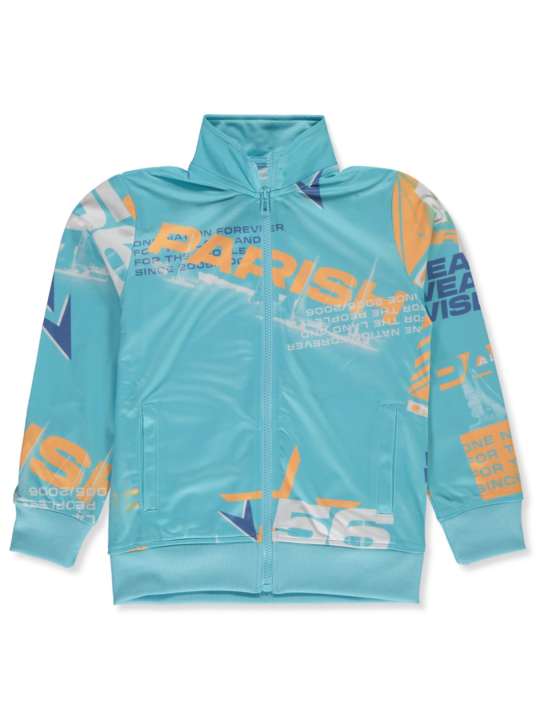 Parish Nation Boys' Tricot Track Jacket Color: light blue Size: 14 - 16 ...