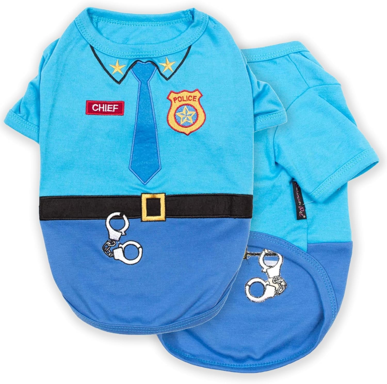 Parisian Pet Dog Halloween Costume - Police Officer Dog Costumes Shirt ...