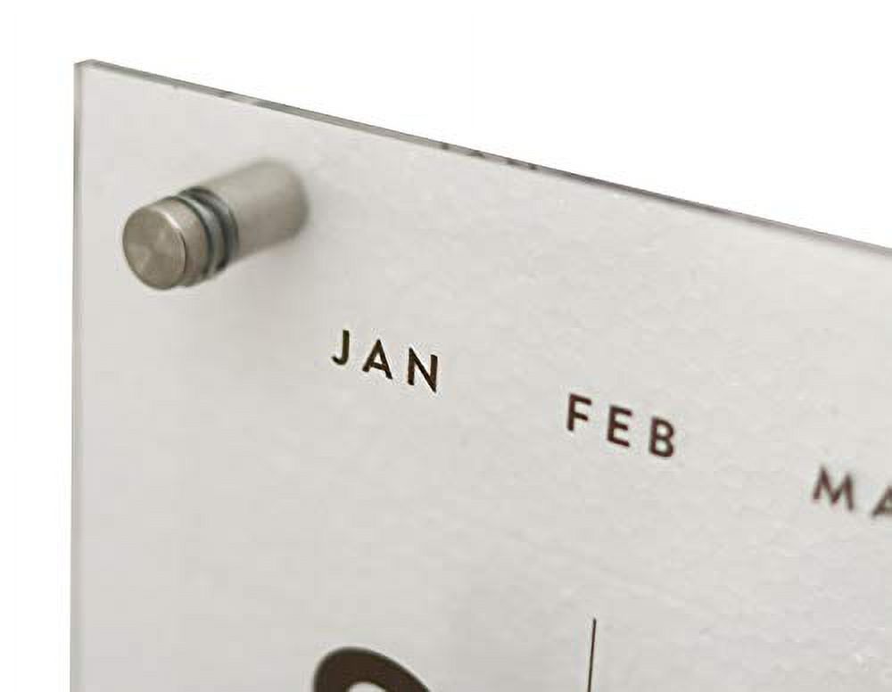 Parisloft Large Reusable Acrylic Wall Calendar, Clear Acrylic Monthly ...