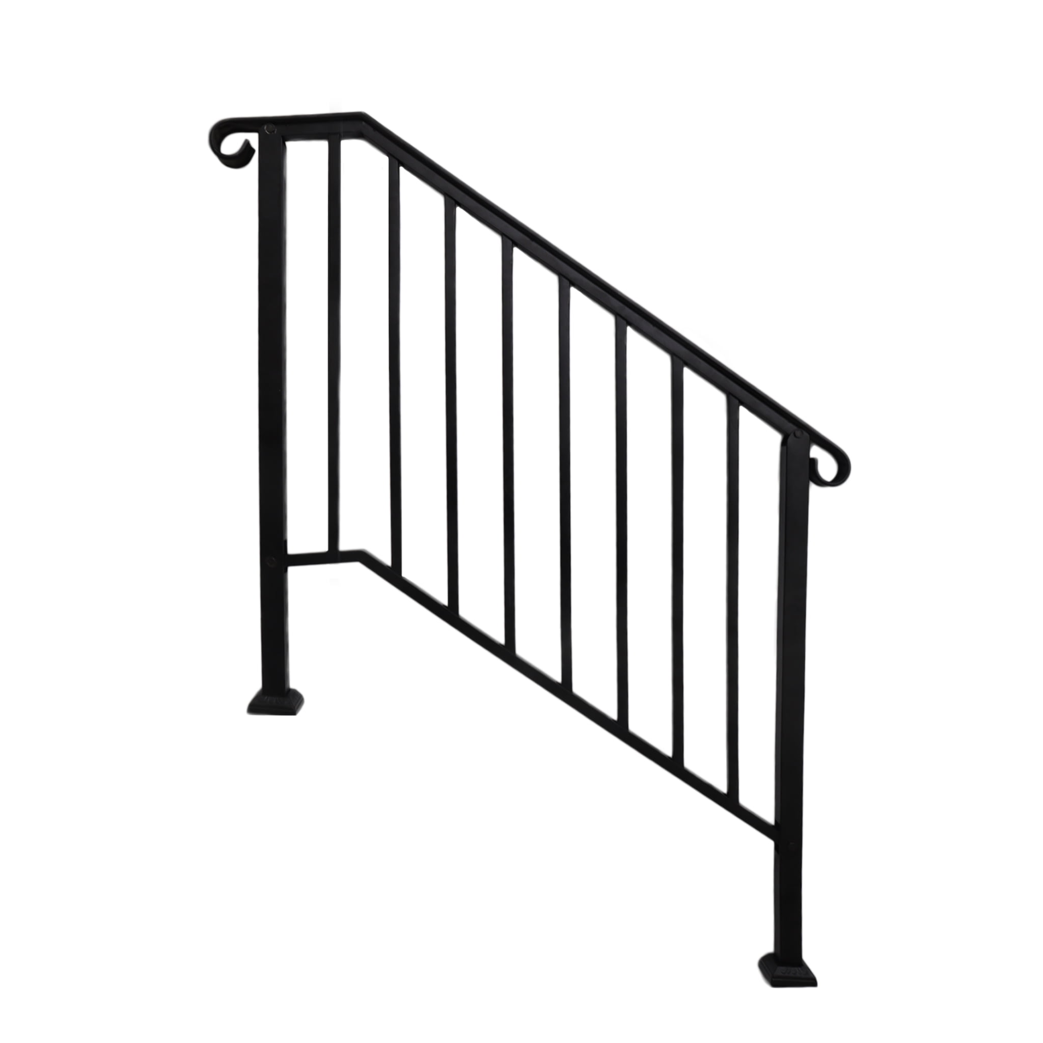 Parisloft Metal Handrail for Outdoor Steps Indoor Stairs, Iron Hand ...