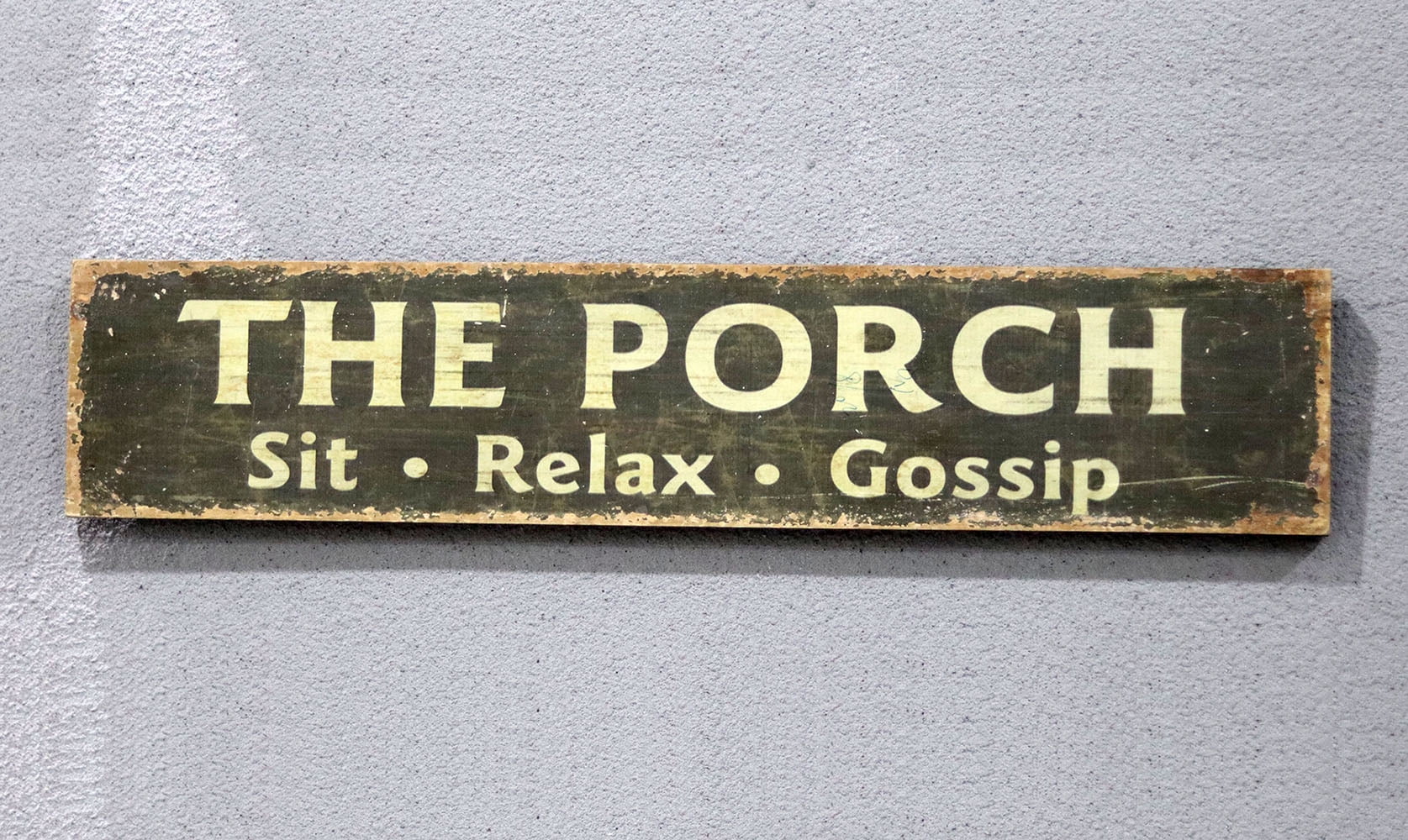 Parisloft The Porch Rustic Wood Wall Sign, Vintage Farmhouse Decor ...