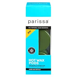 Parissa Hot (hard) Wax Refill Pods For Short and Coarse Hairs - Walmart.com