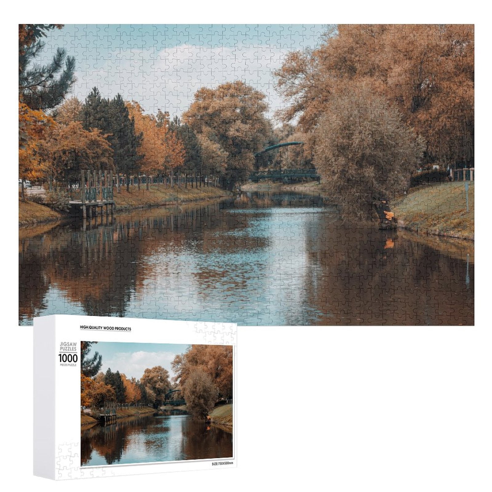 Park 1000-Piece Jigsaw Puzzle Puzzle For Adult Children, Educational ...