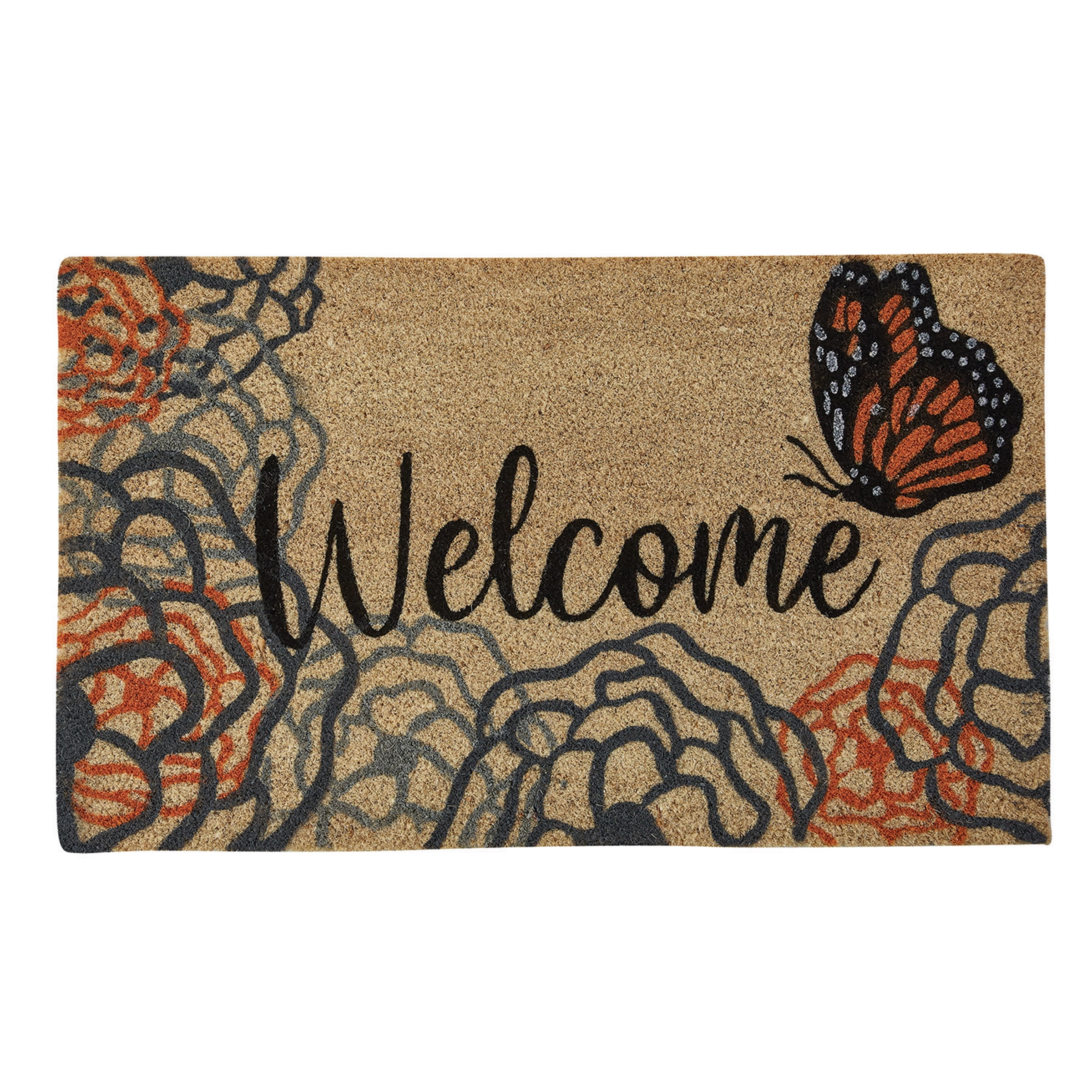 Park Designs Apricot & Stone Doormat 1'6''x2'6'' - Walmart.com