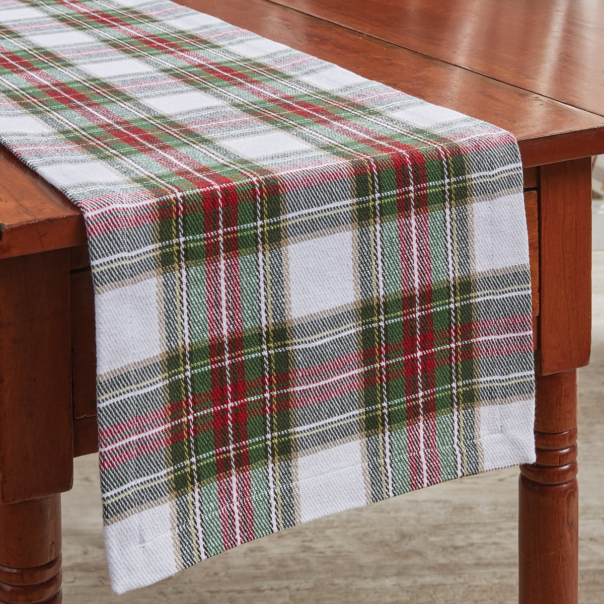 Park Designs Christmas Checked Plaid Balsam Berry Table Runner 13X54 ...