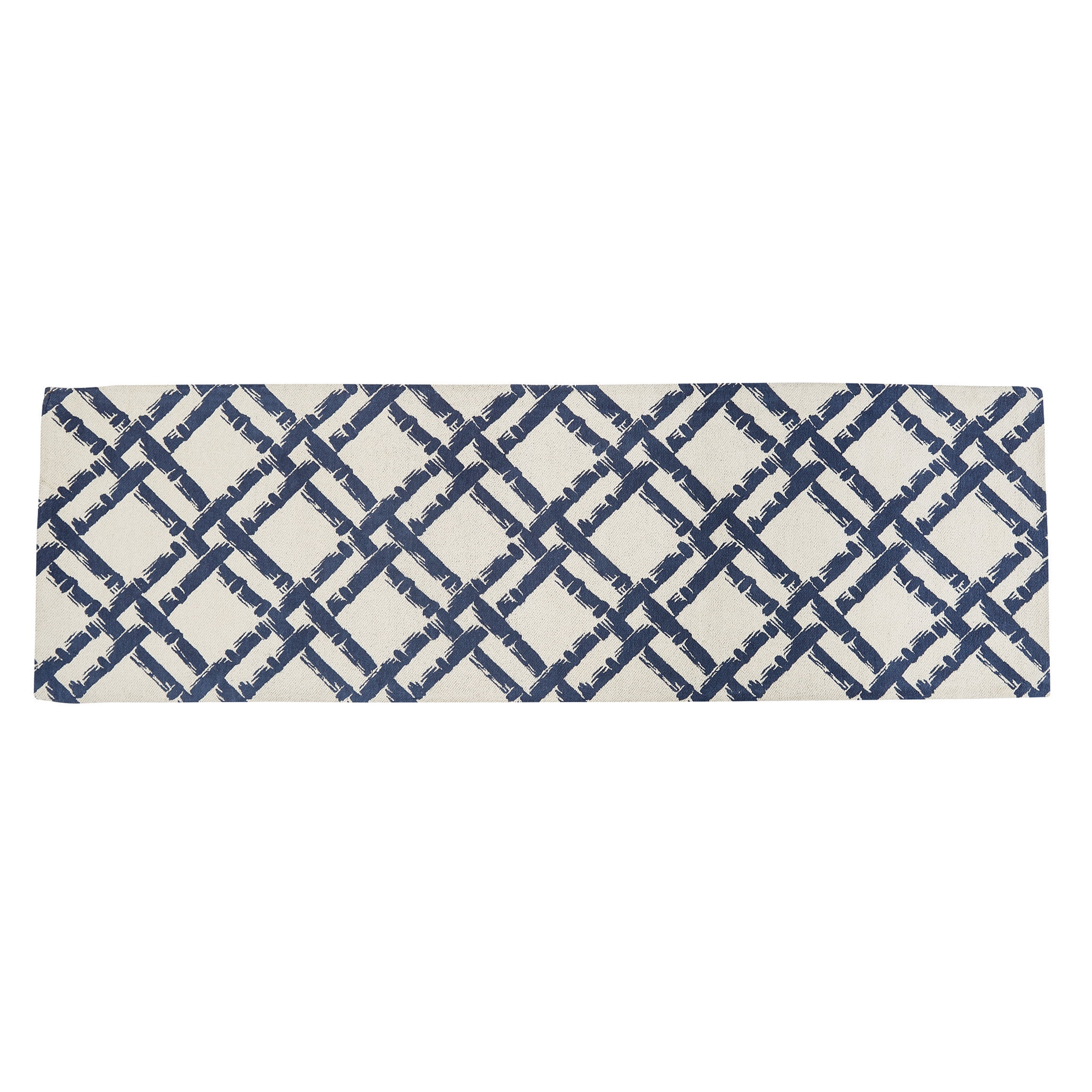 Park Designs Bamboo Trellis Blue Indoor Rug Runner 2' x 6' - Walmart.com