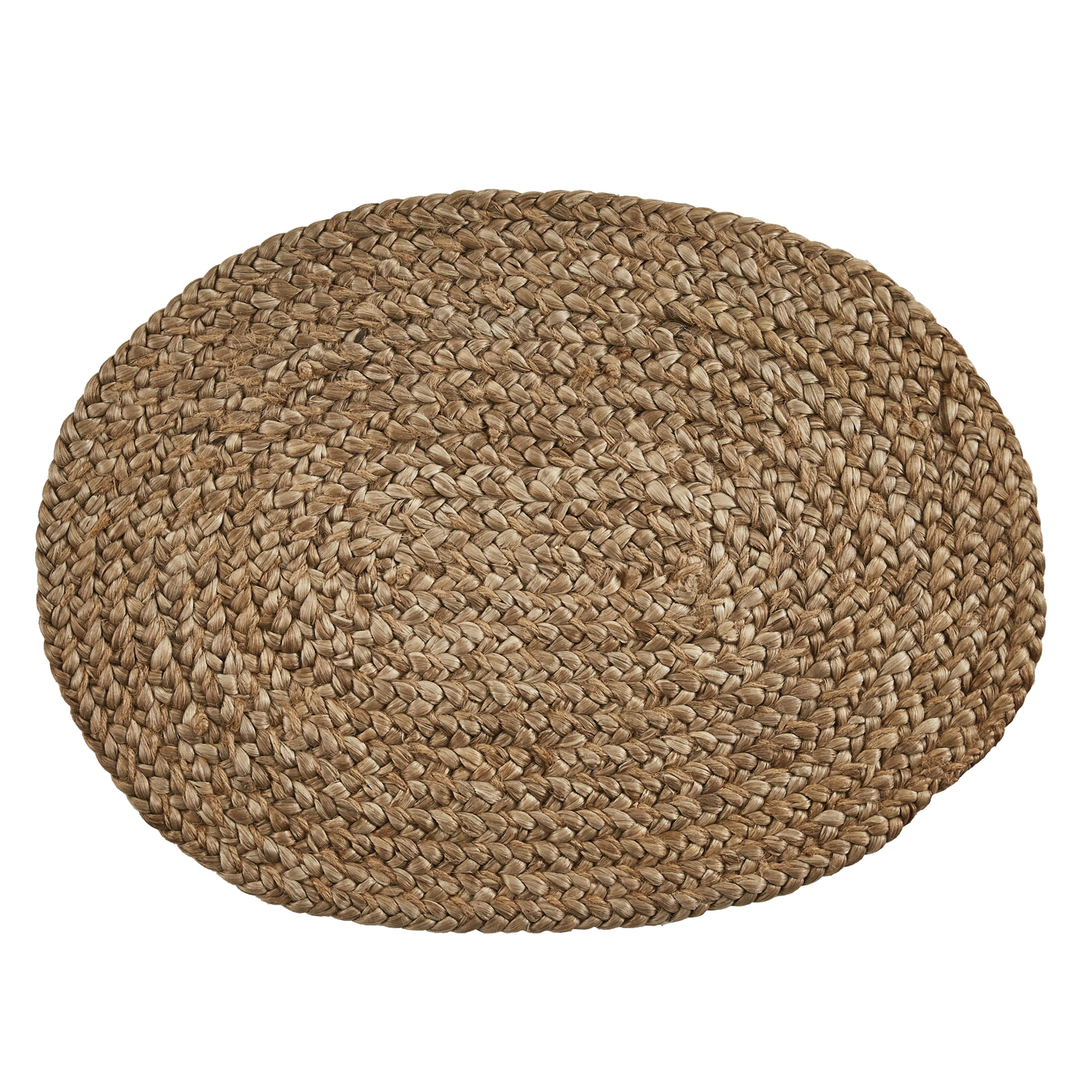 Park Designs Beige Oval Jute Braided Placemat Set of 4 - Walmart.com